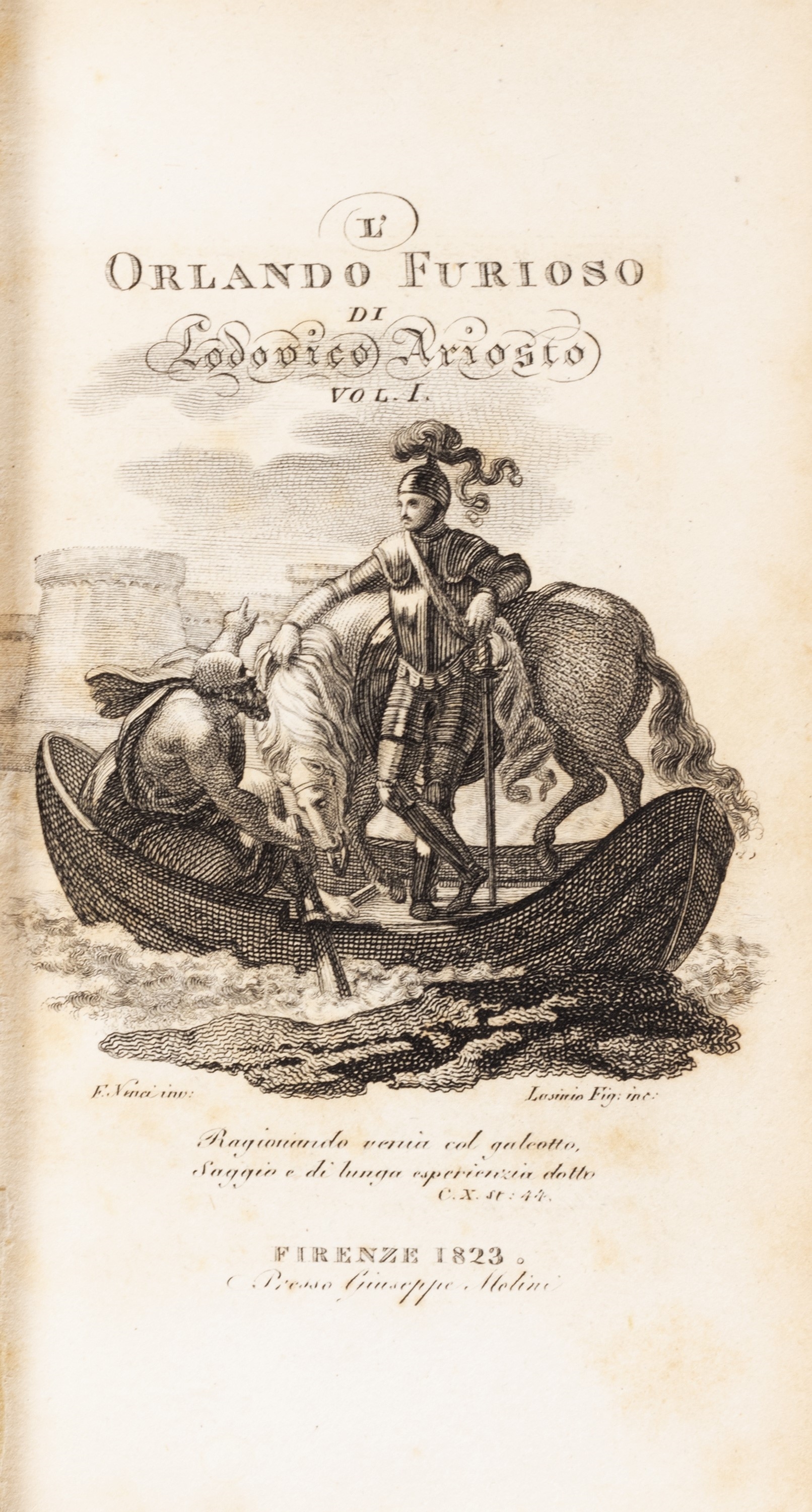 Ariosto Ludovico | Orlando Furioso (1823) | MutualArt
