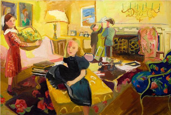 Susan G. Scott | The Yellow Living Room (1994) | MutualArt