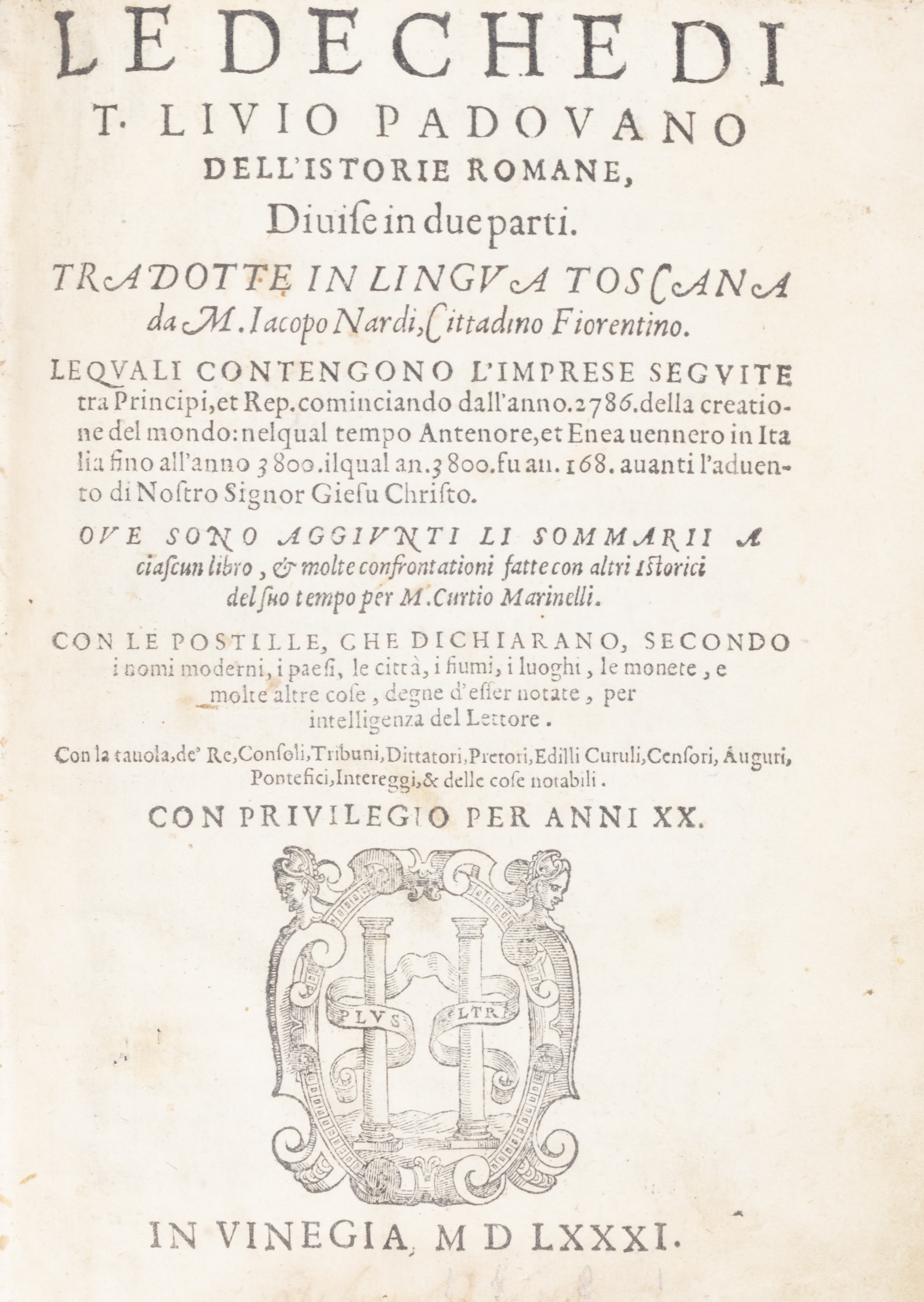 Giovanni Antonio Bertano | The deca [...] of Roman histories (1581 ...