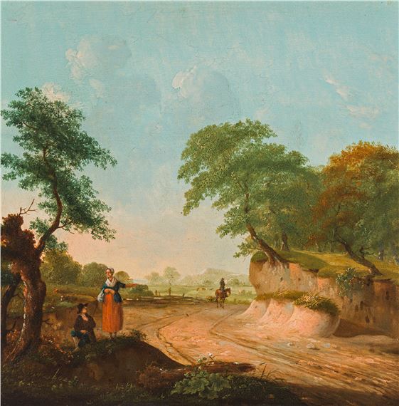 German School, 18th Century | Busy country road | MutualArt