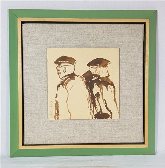 Eric Levy | Deux personnages | MutualArt