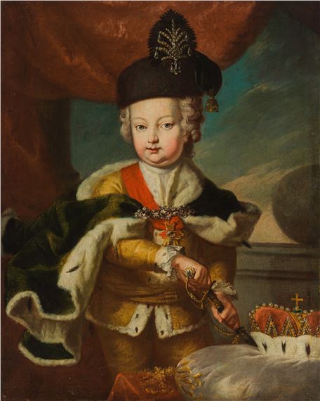 Martin Van Meytens | Portrait of Archduke Joseph II as an Infant (Circa ...