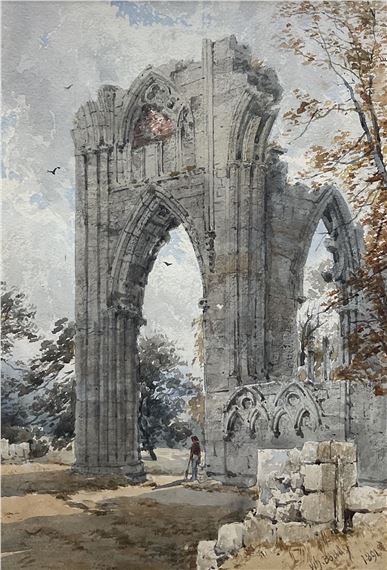 William James Boddy | St Mary's Abbey - York (1891) | MutualArt