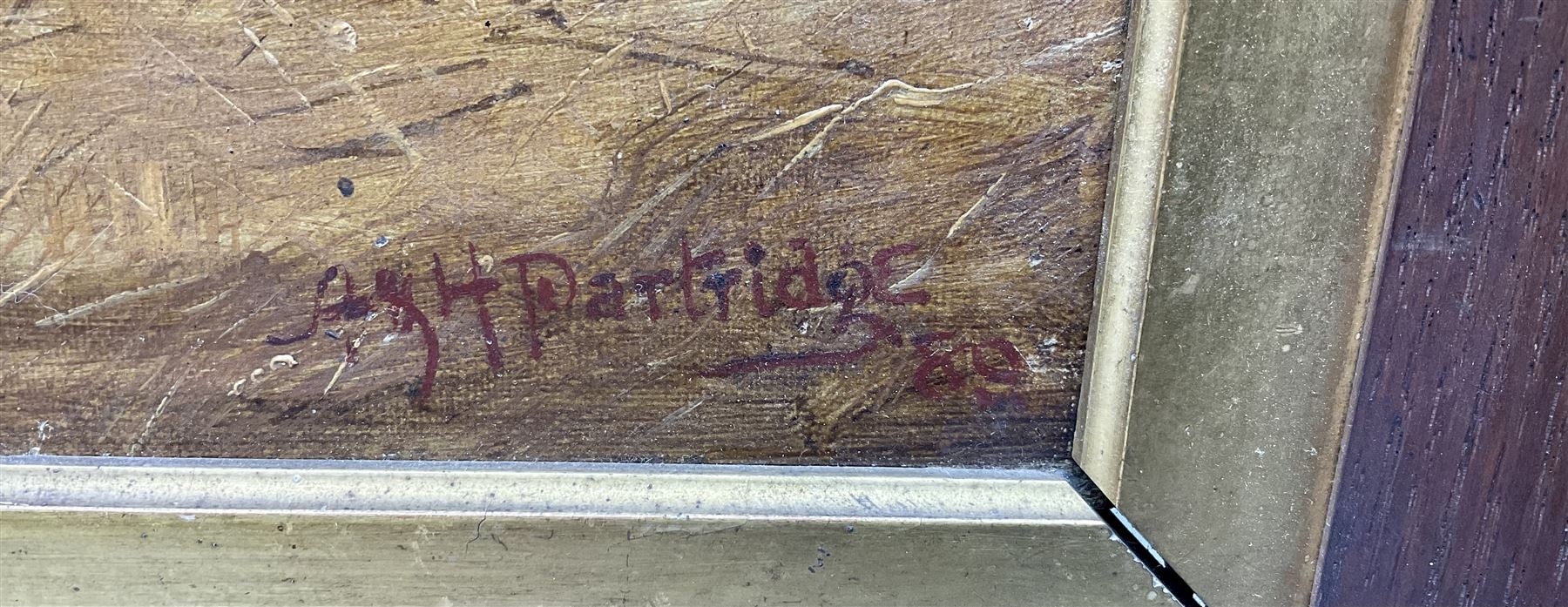 Henry T. Partridge | Portrait of a Dark Bay Horse in Stable with W I ...