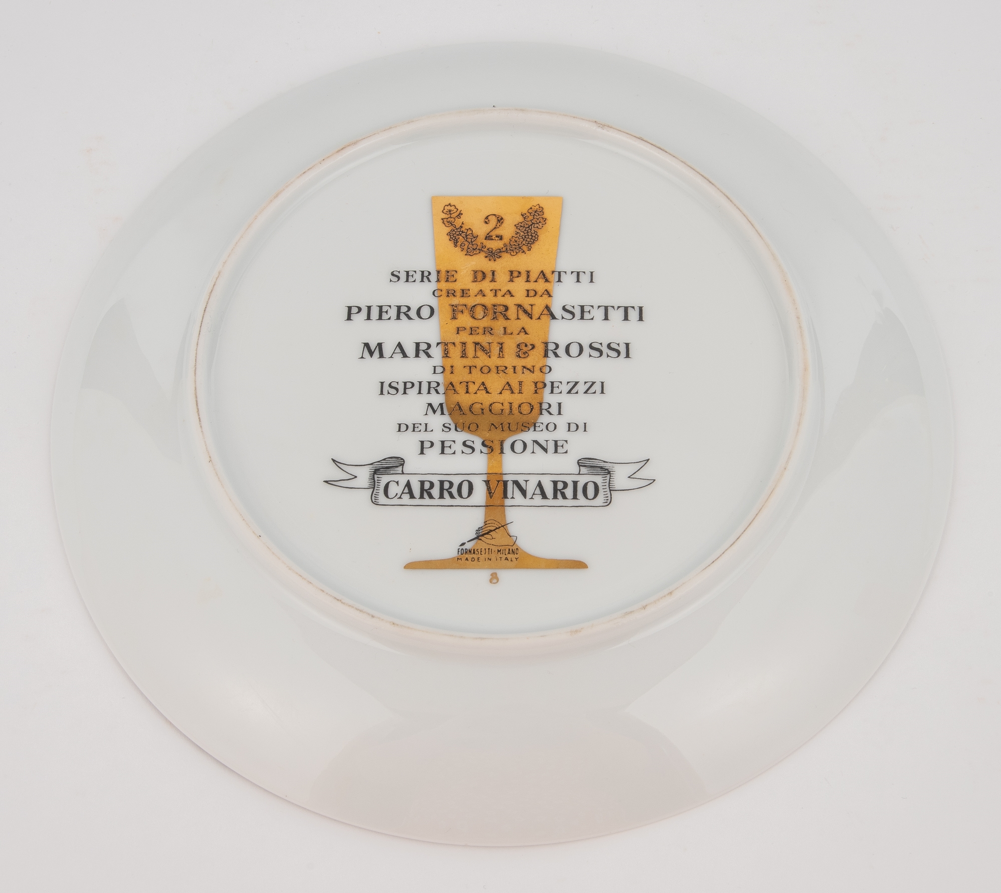 Piero Fornasetti | Set of Ten Piero Fornasetti Print Decorated ...