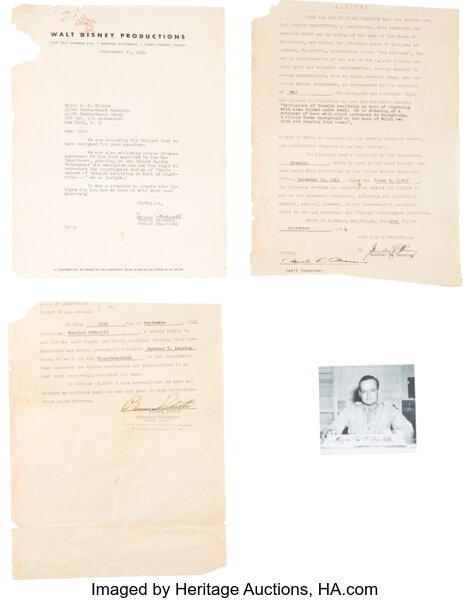 Hank Porter | Gremlin Disney WWII Insignia Illustration for 716th ...