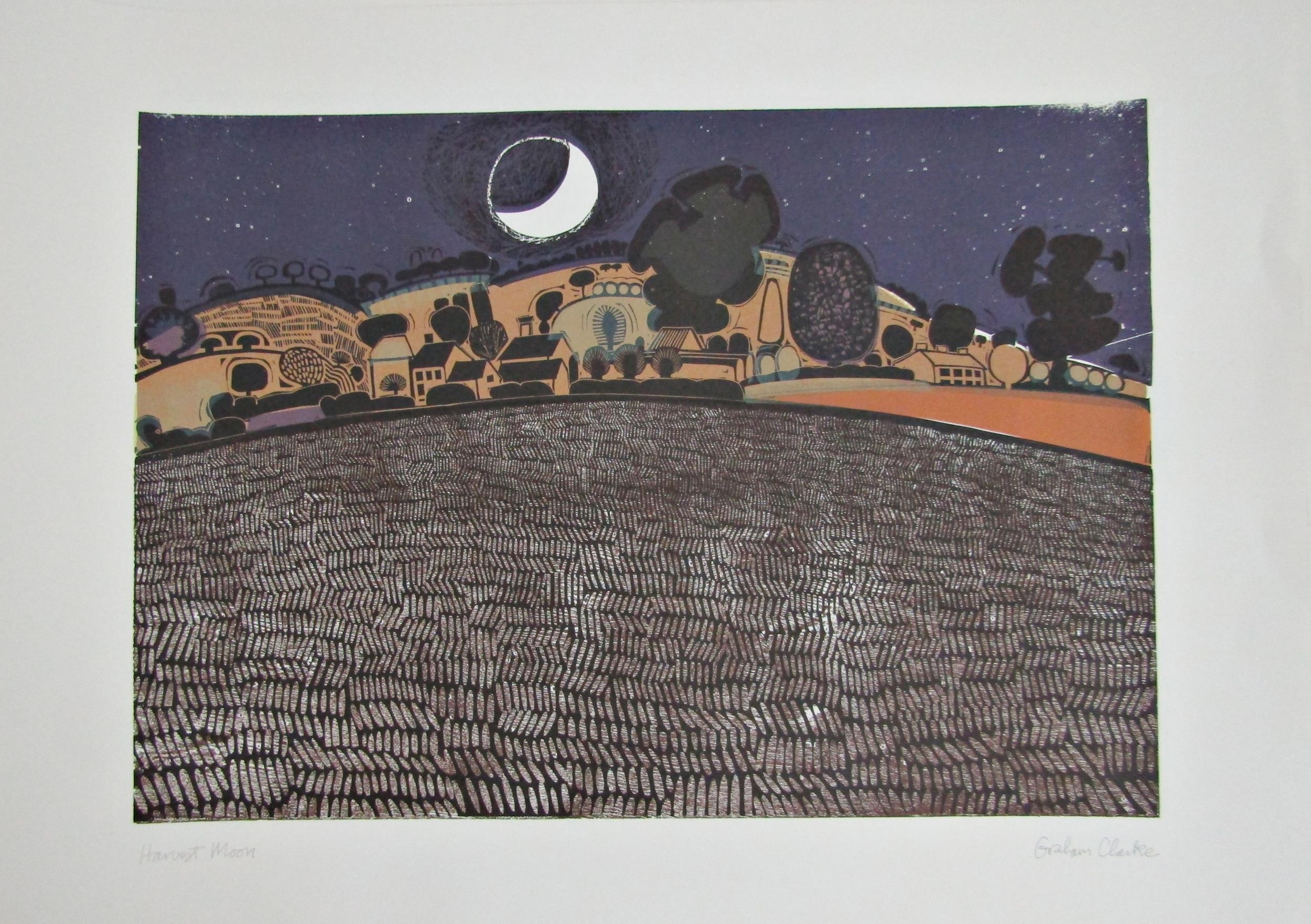Graham Clarke | 'HARVEST MOON' | MutualArt