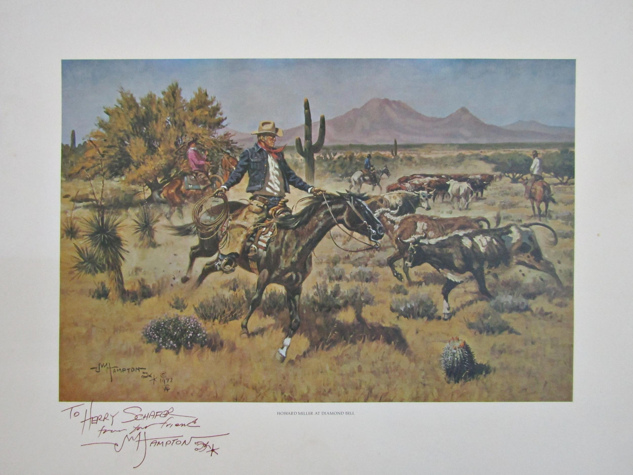 John Hampton | 'HOWARD MILLER AT DIAMOND BELL' | MutualArt