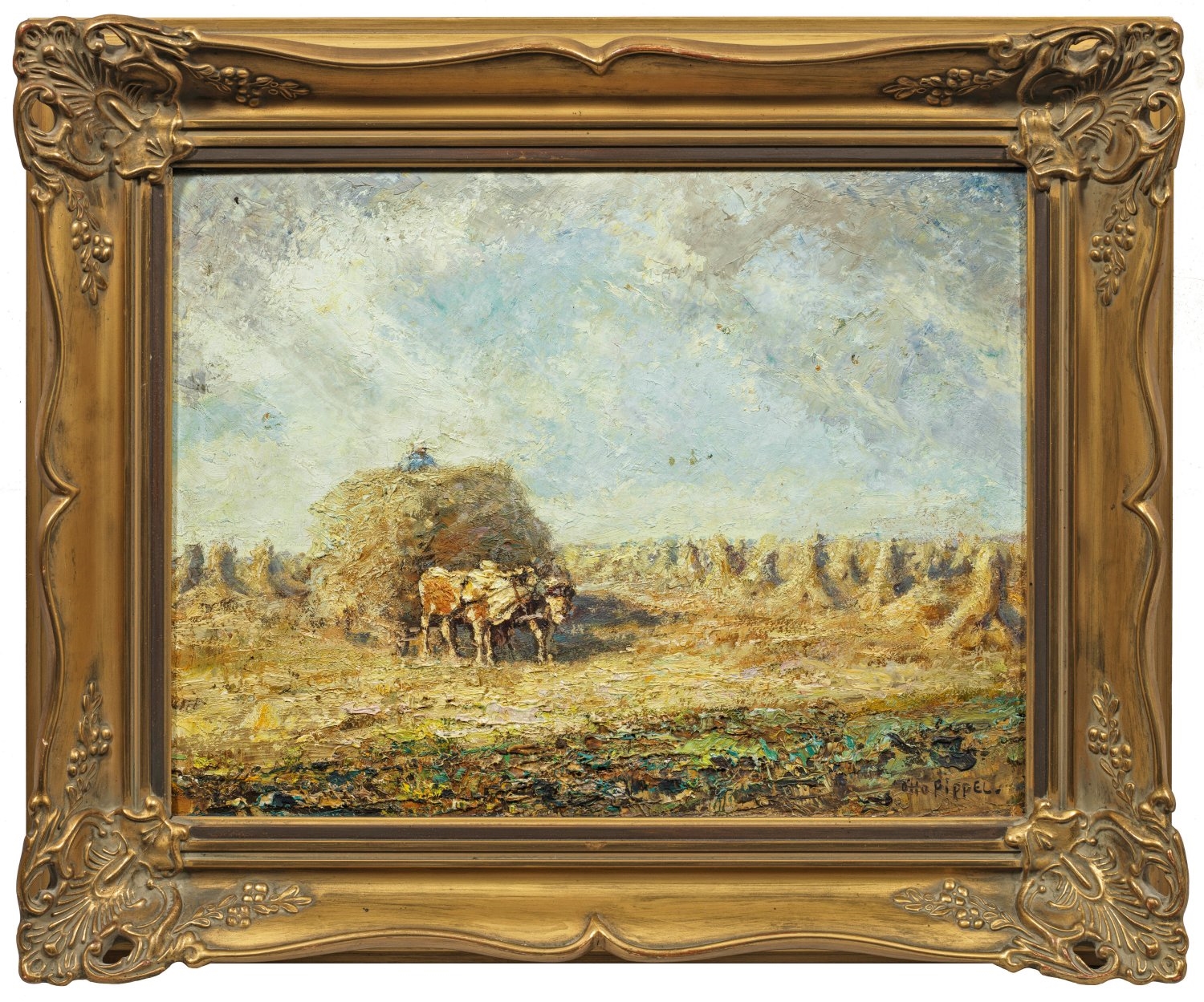 Otto Eduard Pippel | Heuernte (1912) | MutualArt