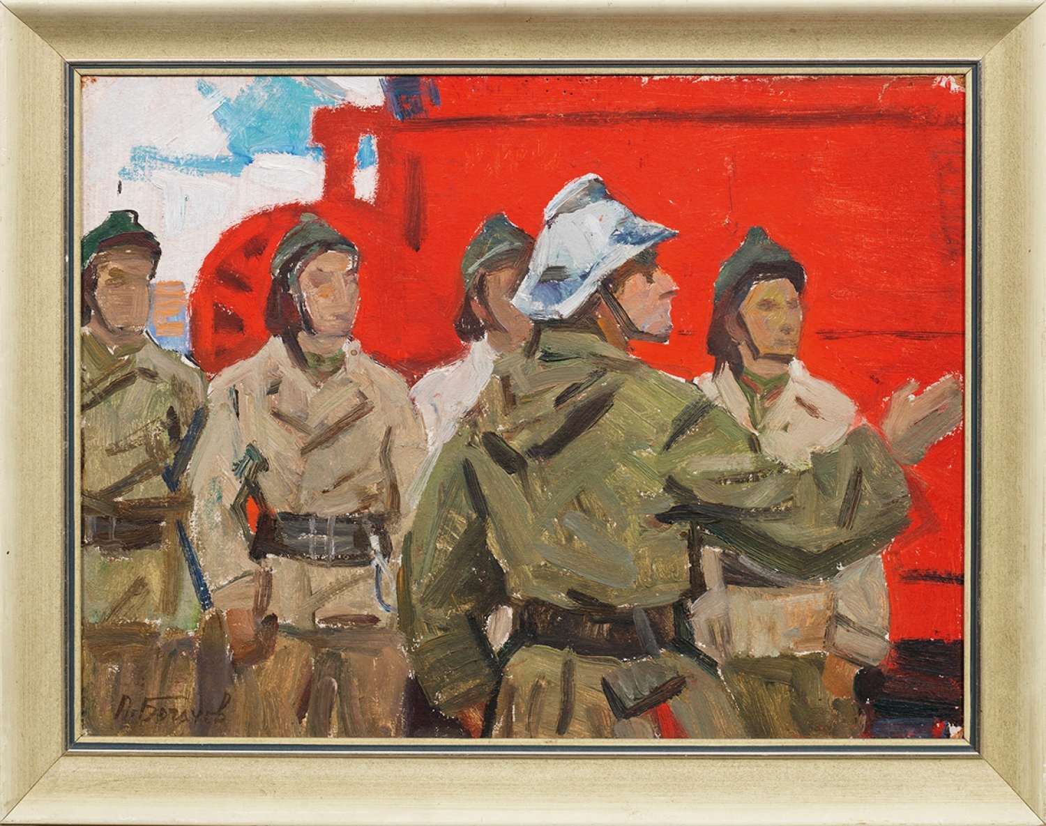 Petr Nikiforovich Bogachev | Feuerwehreinsatz (Circa 1963) | MutualArt