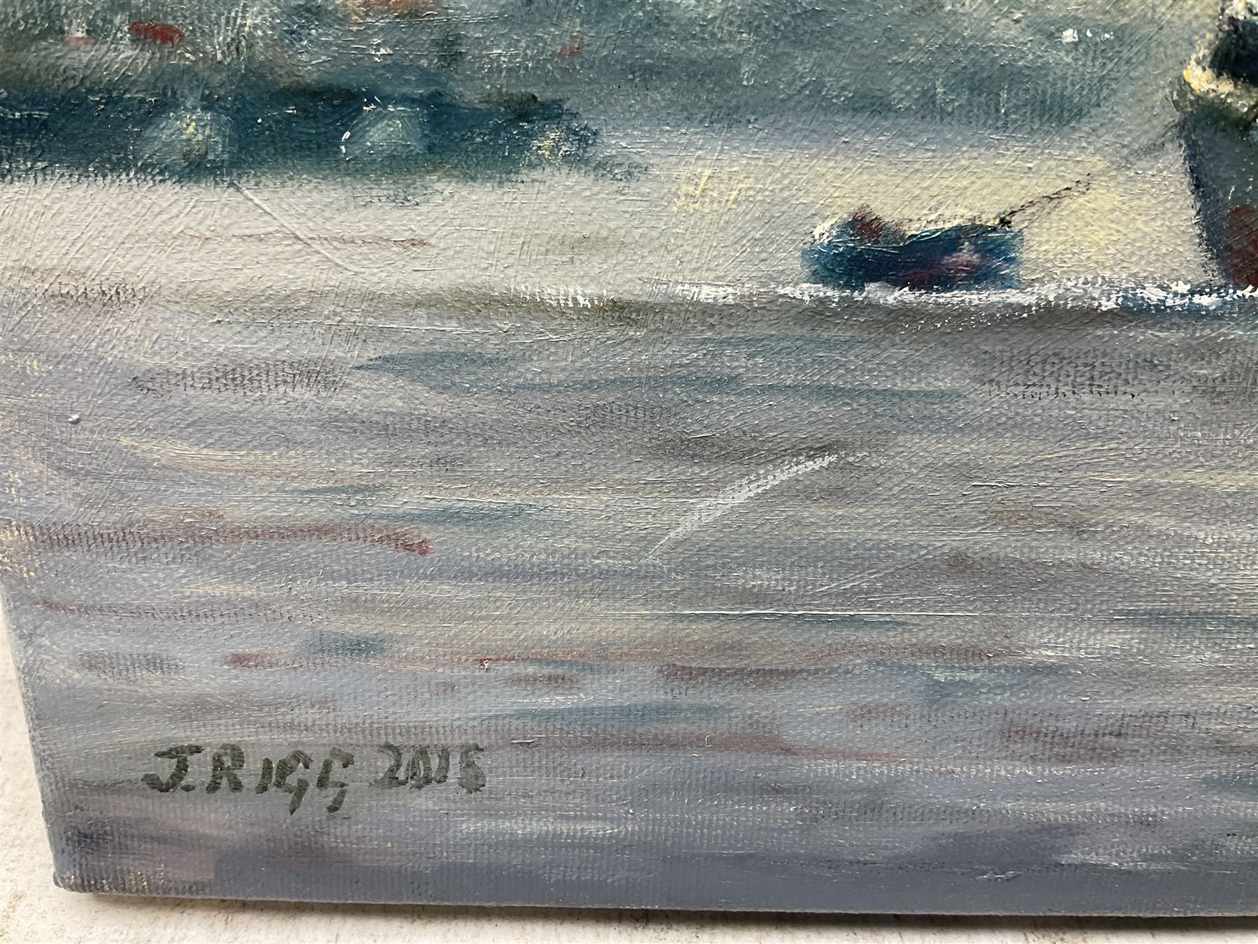 Jack Rigg | Sailing Barge Reminder' by the Docks (2015) | MutualArt