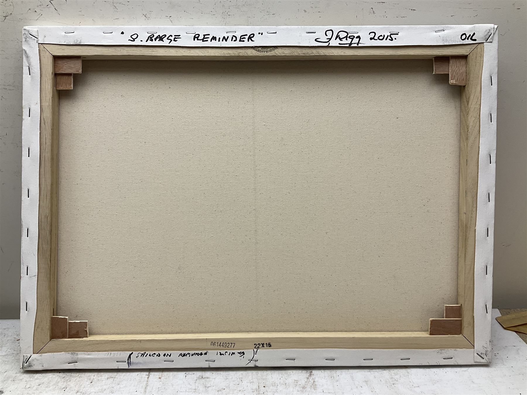 Jack Rigg | Sailing Barge Reminder' by the Docks (2015) | MutualArt