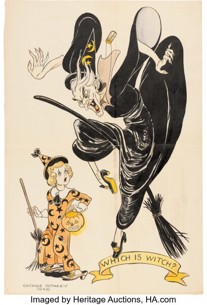 George Rowley | George Rowley - Halloween Original Illustration | MutualArt