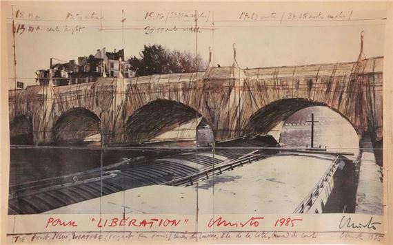 Christo | Le Pont-Neuf emballé (1985) | MutualArt