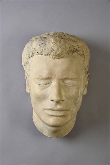 Jean-pierre Maury | Original plaster cast of Johnny Hallyday's face ...