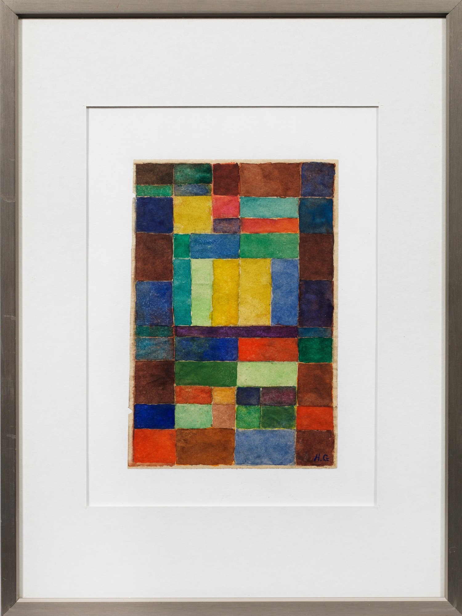 Hedwig Grundmann | Abstrakte Farbflächenkomposition | MutualArt