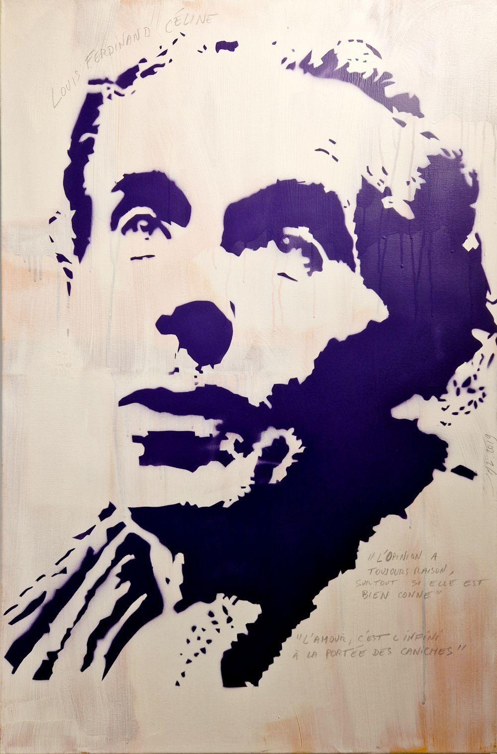 Jean Michel Zazzi | Louis Ferdinand Céline (2019) | MutualArt