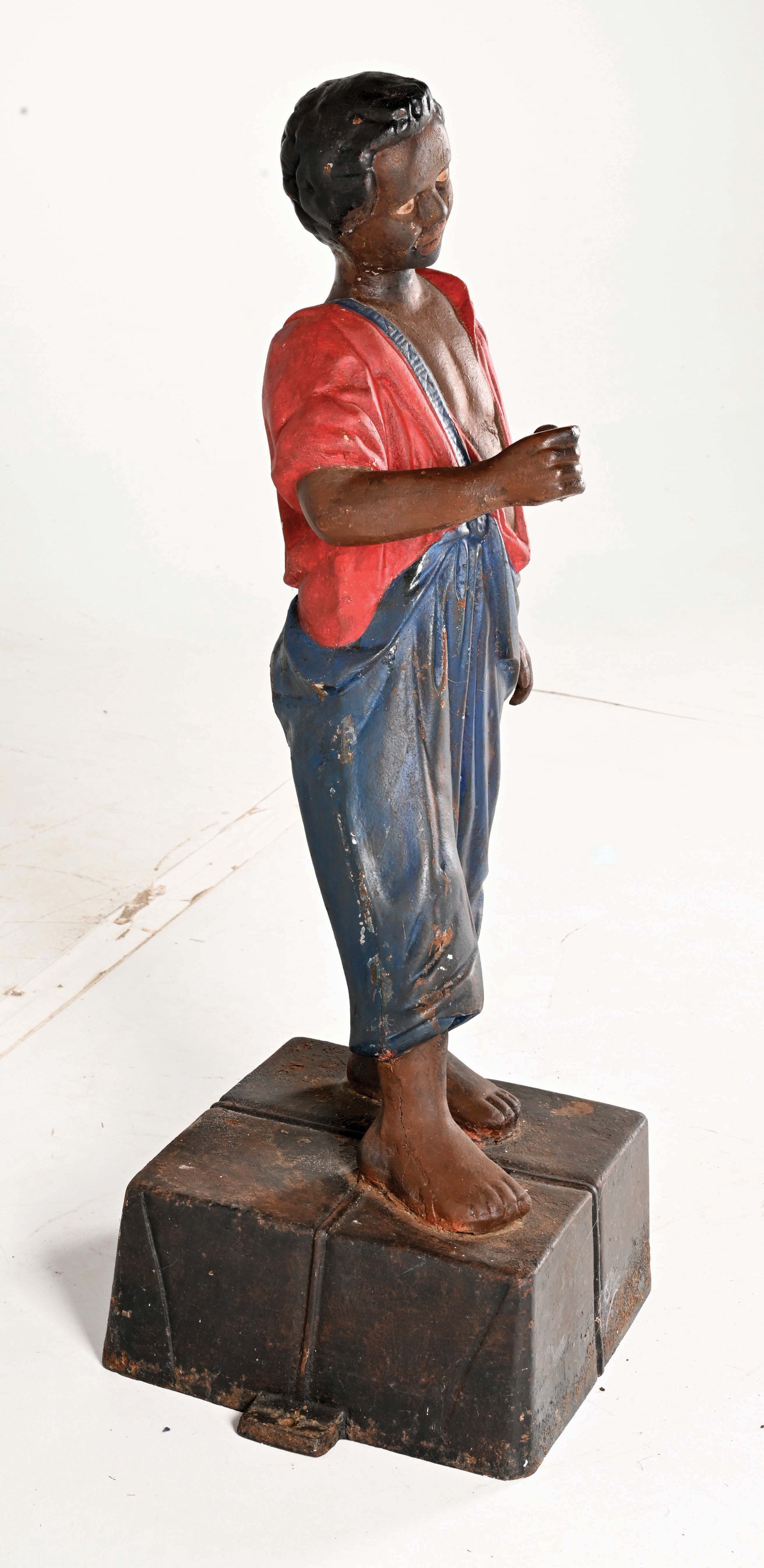 American School, 18th Century | BLACK BOY HITCHING POST. | MutualArt