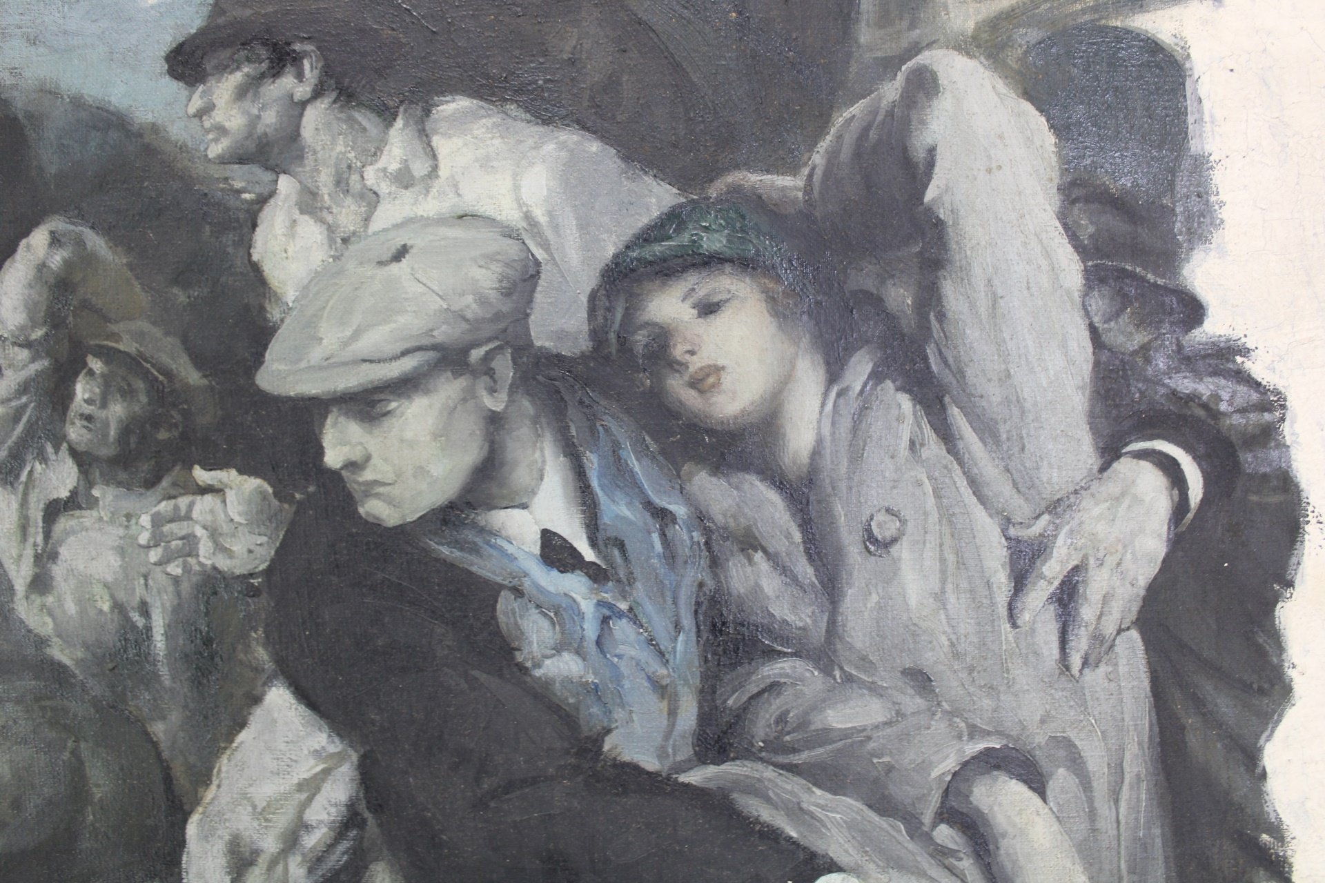 Edmund Franklin Ward | Melee at Night | MutualArt