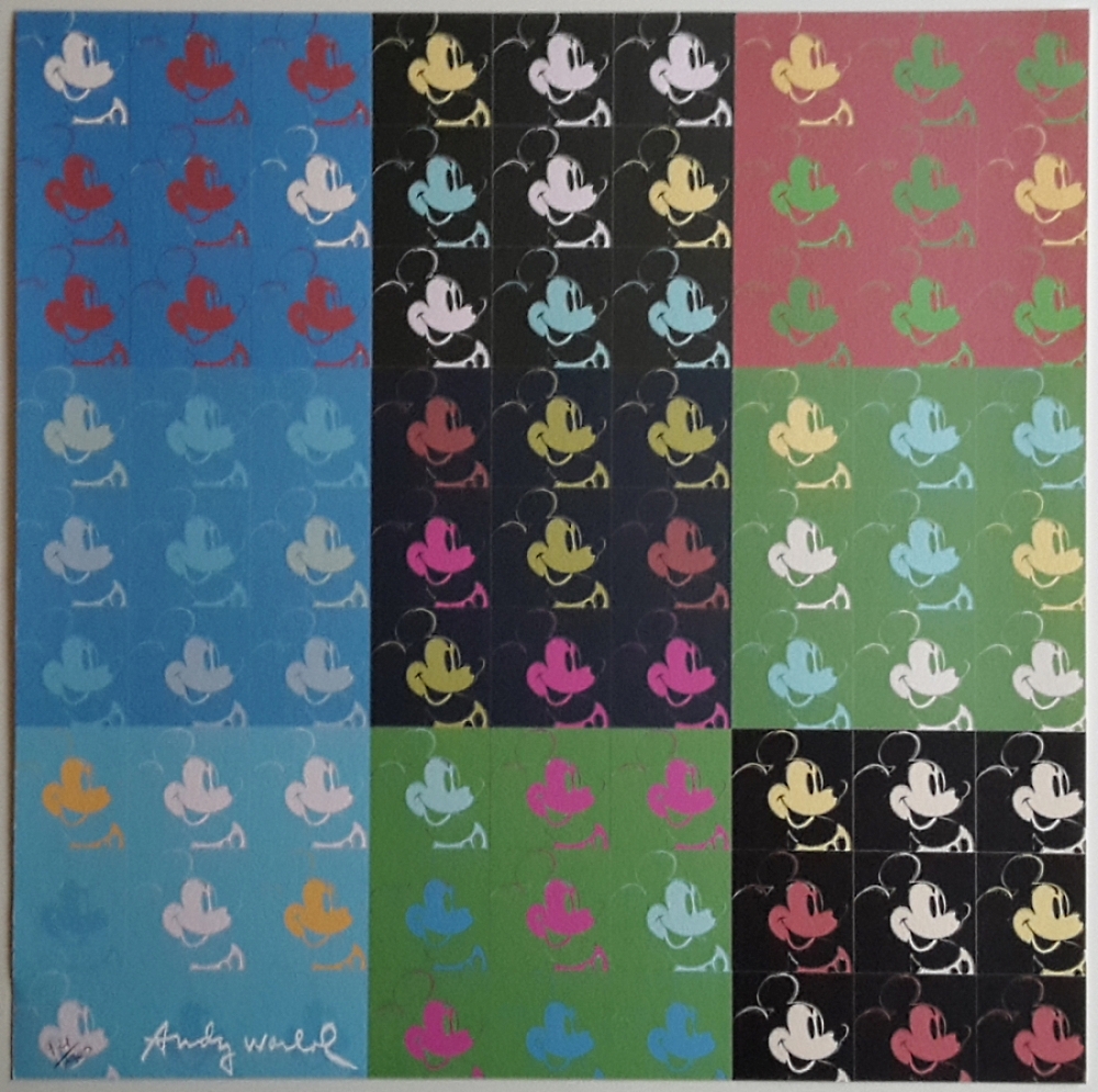 Andy Warhol | Mickey Mouse Multiple (1986) | MutualArt