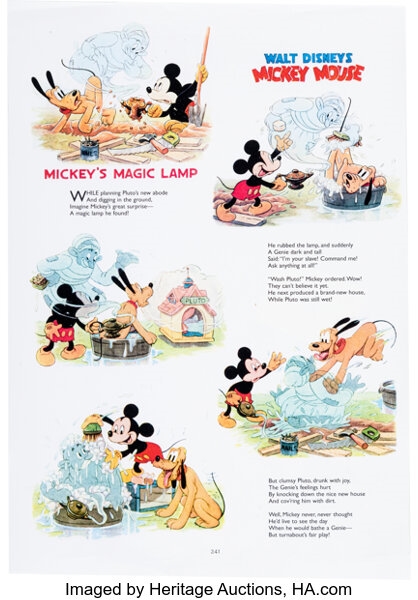Hank Porter | Mickey's Magic Lamp | MutualArt