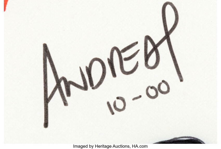 Andreas Deja | Original Eight-Character Illustration by Disney Legend ...