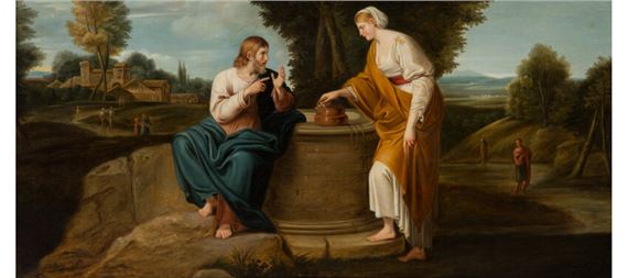 Annibale Carracci | Christ and the Woman of Samaria | MutualArt