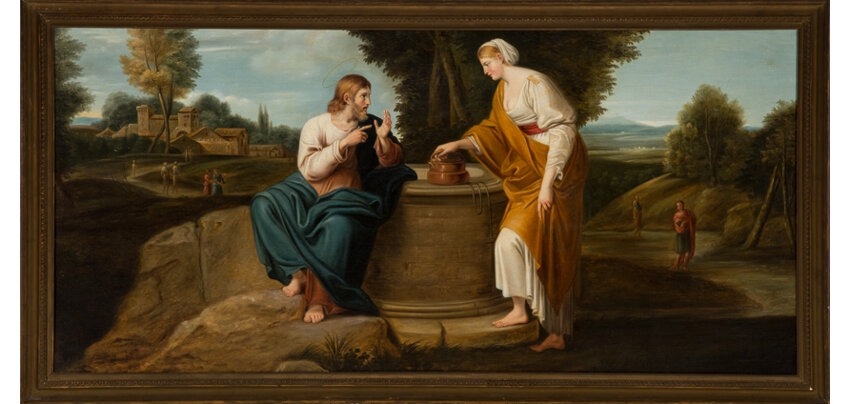 Annibale Carracci | Christ and the Woman of Samaria | MutualArt