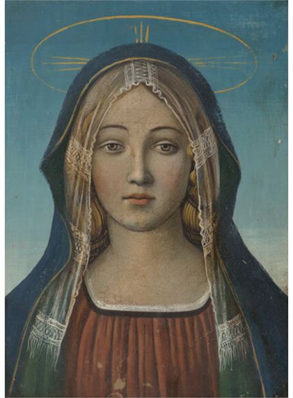 Sandro Botticelli | Head of Saint Mary | MutualArt