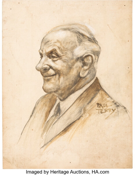 Paul Terry | Paul Terry - Portrait Paintings Group of 3 | MutualArt