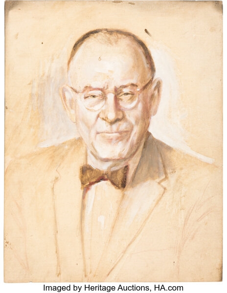 Paul Terry | Paul Terry - Portrait Paintings Group of 3 | MutualArt