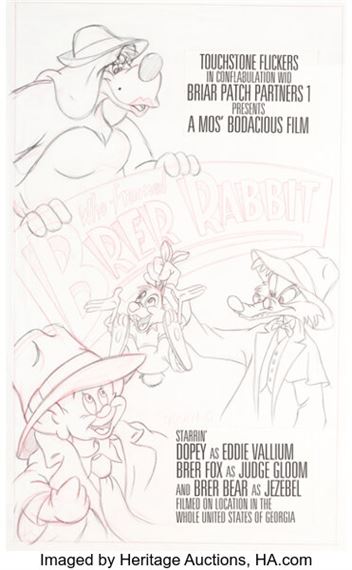 Ed French | Who Framed Brer Rabbit Splash Mountain Parody Poster ...