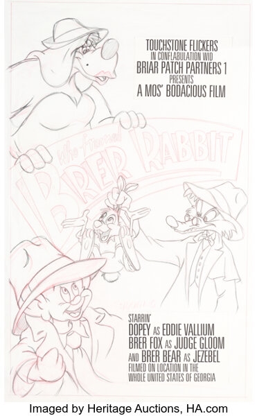 Ed French | Who Framed Brer Rabbit Splash Mountain Parody Poster ...