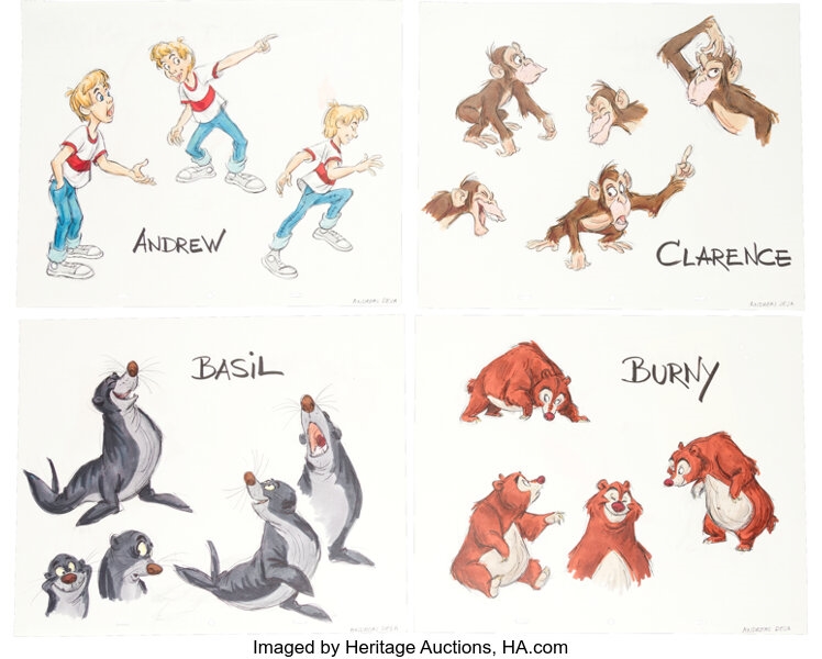 Andreas Deja | Andreas Deja - Zoo Animals and Kids Concept Drawings for ...