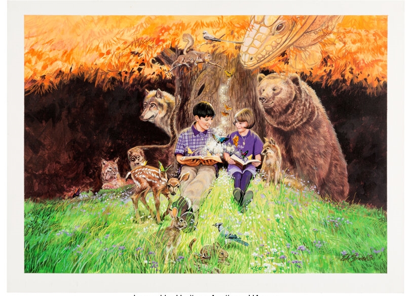 Ed French | Walt Disney World Discovery Island Publicity Illustration ...