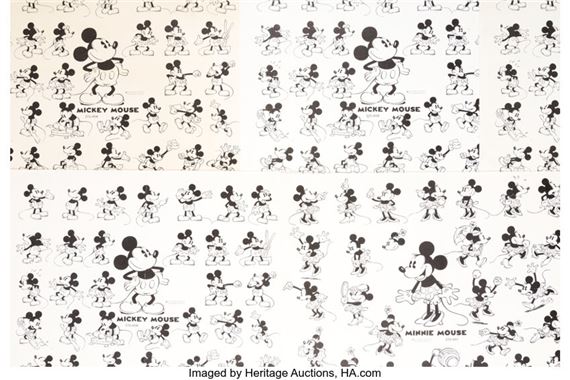 Paul Wenzel | Mickey Mouse Model Sheets Group of 29 | MutualArt