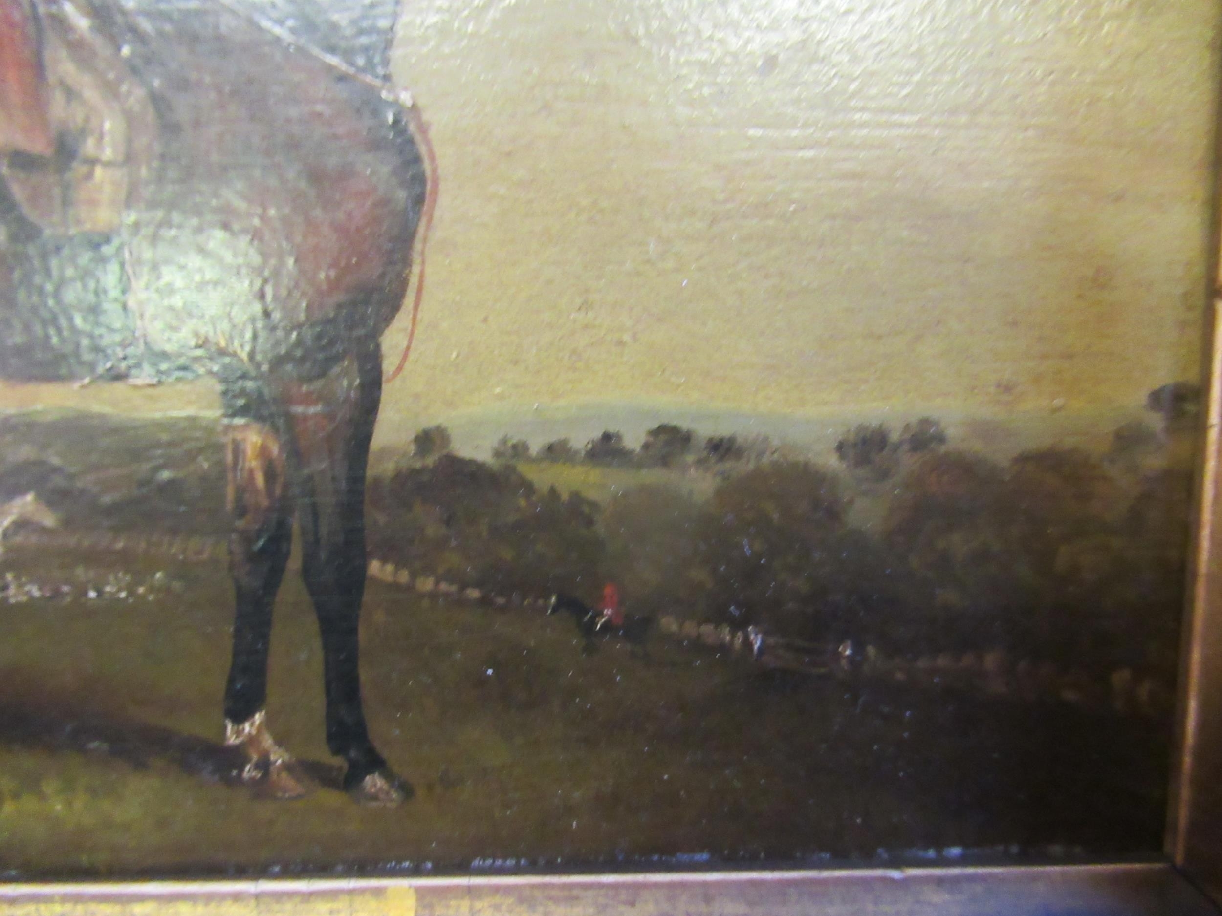 Henry Thomas Alken | portrait of a chestnut hunter with rider in a ...