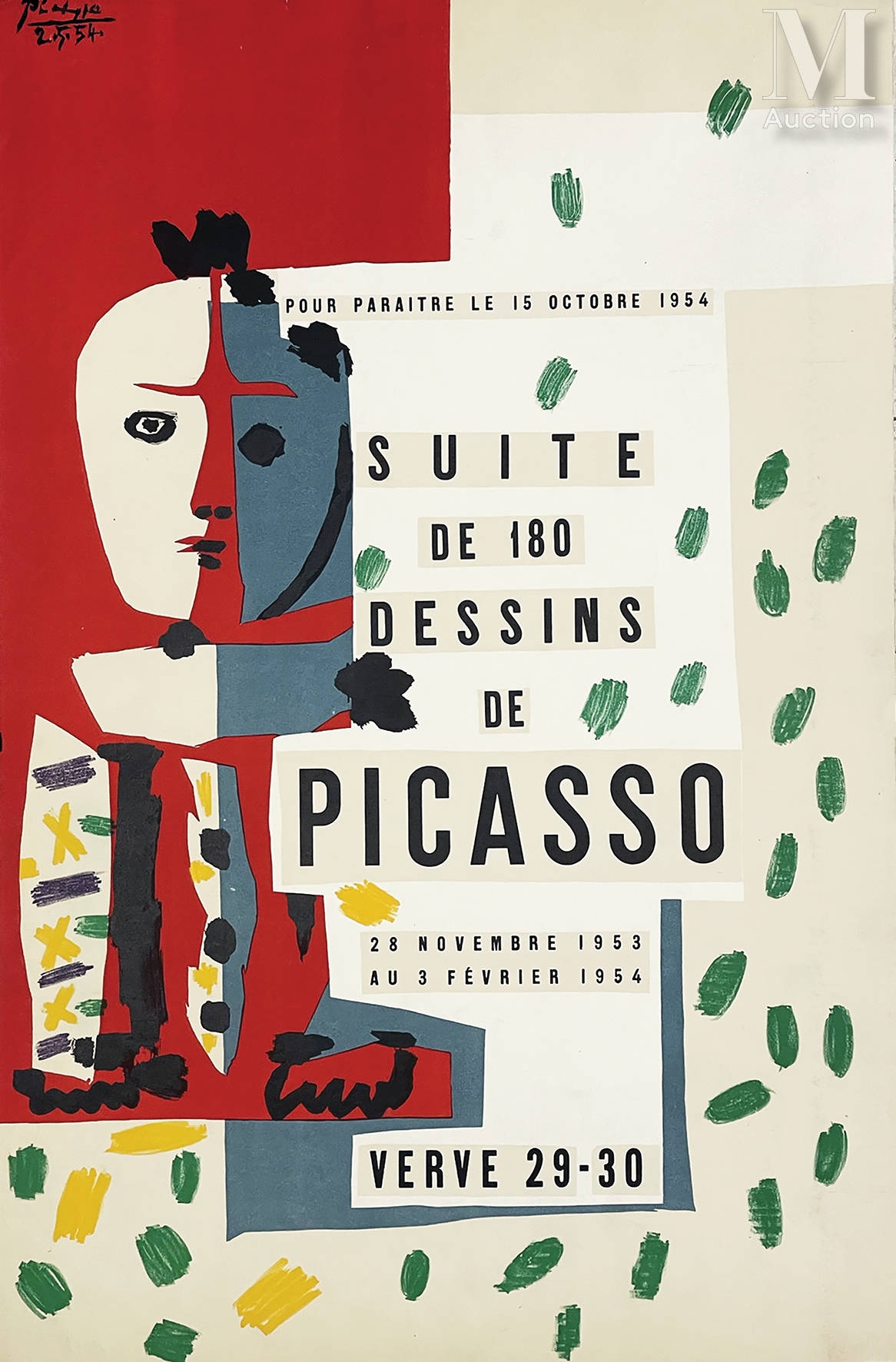 Pablo Picasso | Suite de 180 dessins de Picasso Verve 29-30 (1954 ...