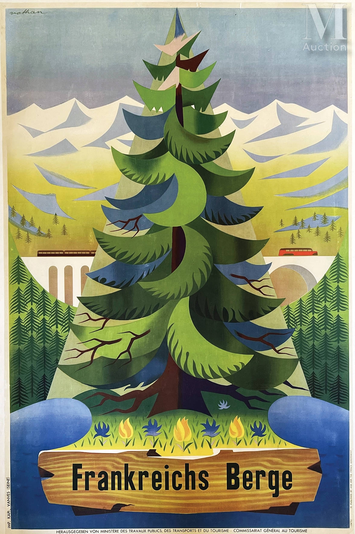 Jacques Nathan-Garamond | Les Alpes Frankreichs Berge (1956) | MutualArt