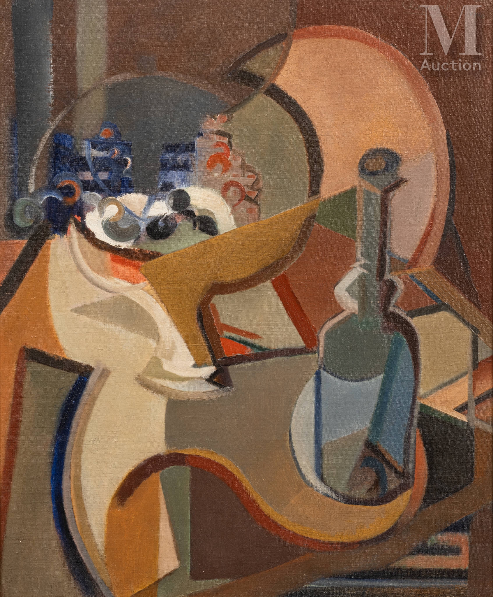 Youla Chapoval | Nature morte cubiste (1946) | MutualArt