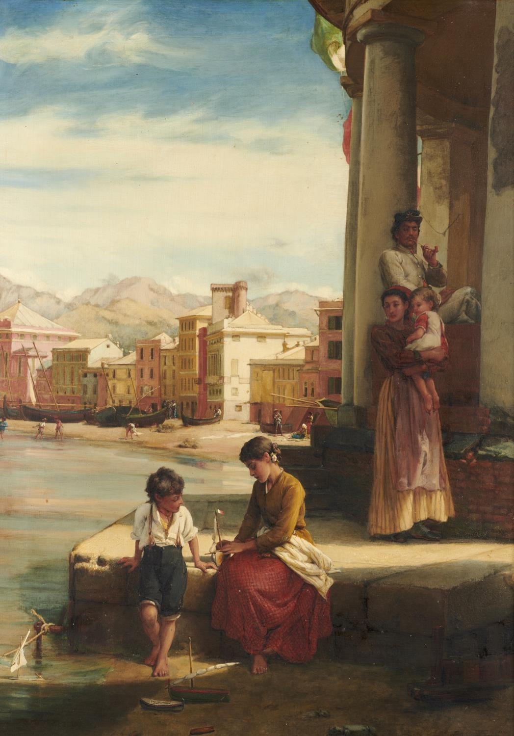 Frank William Warwick Topham | Voyage of King Arthur and Morgan Le Fay ...