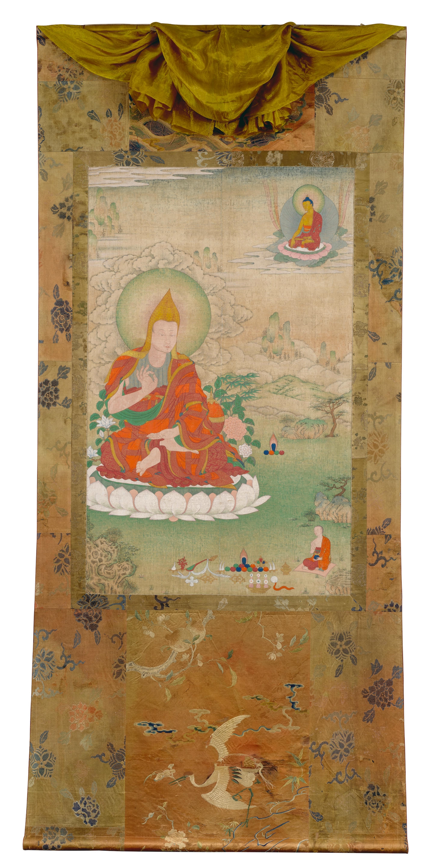 Tibetan School, 18th Century | A THANGKA OF AN INDIAN SIDDHA | MutualArt