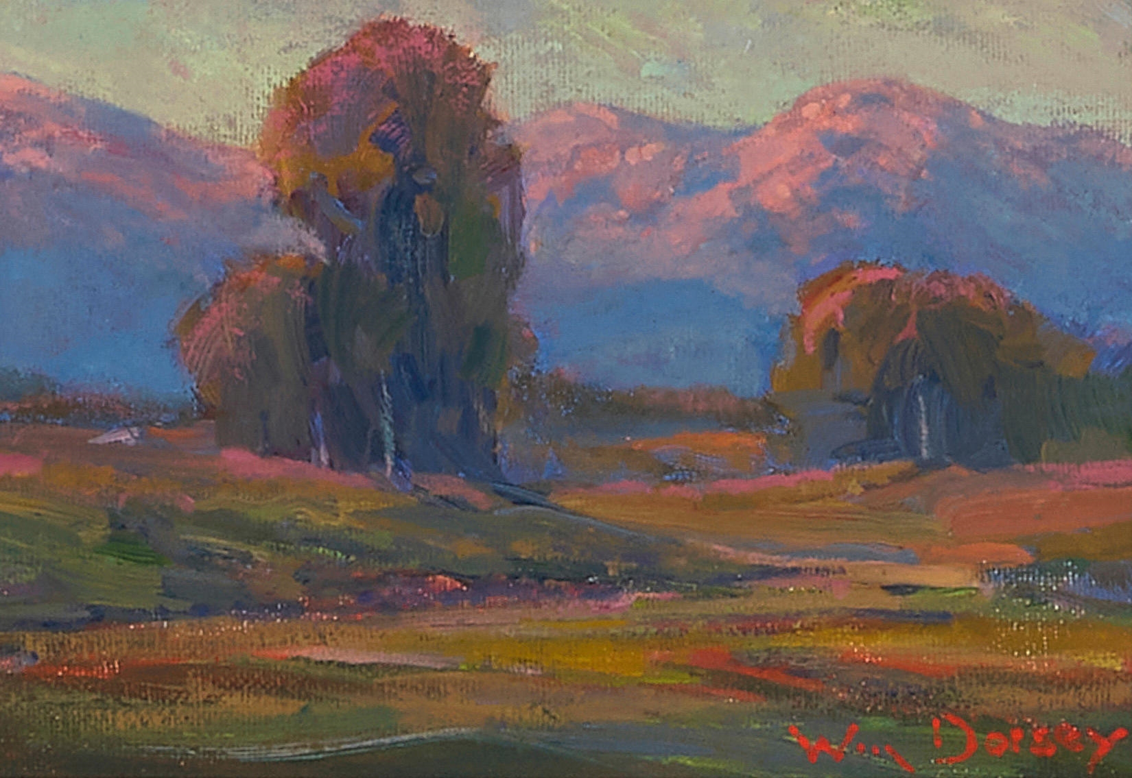 William Dorsey | Twilight on Mountain Top | MutualArt