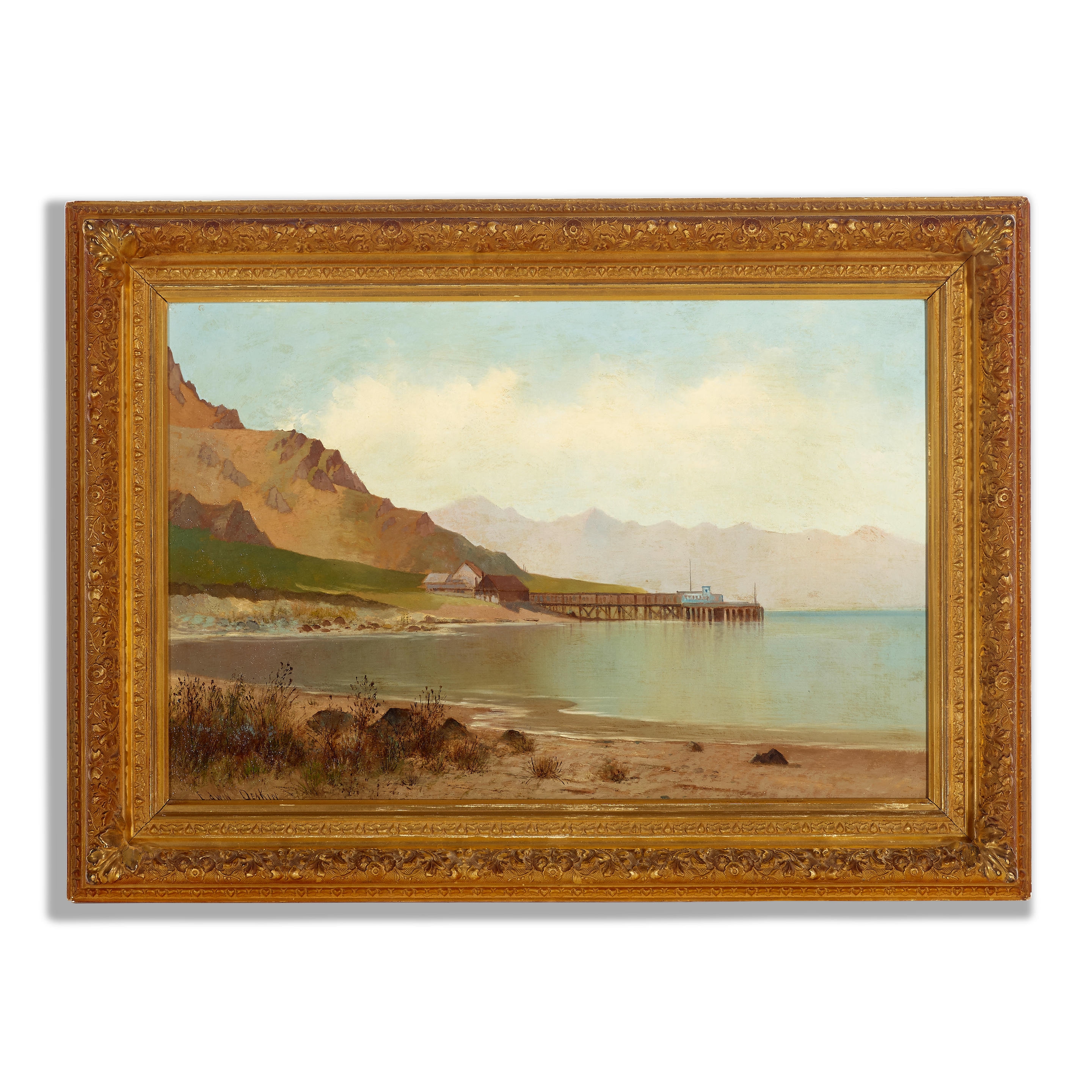 Edwin Deakin | Beach with Pier | MutualArt