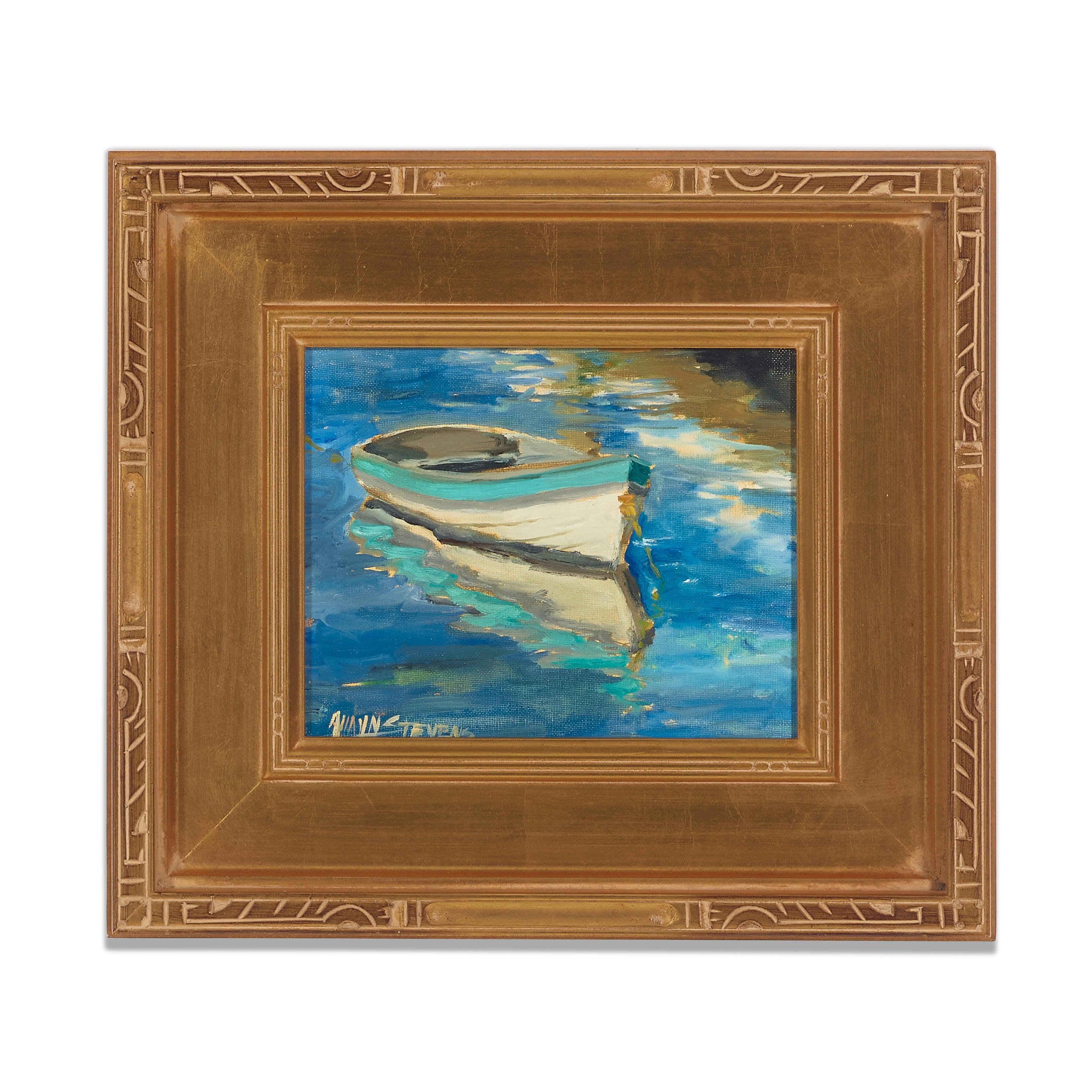 Allayn Stevens | Lone Rowboat | MutualArt