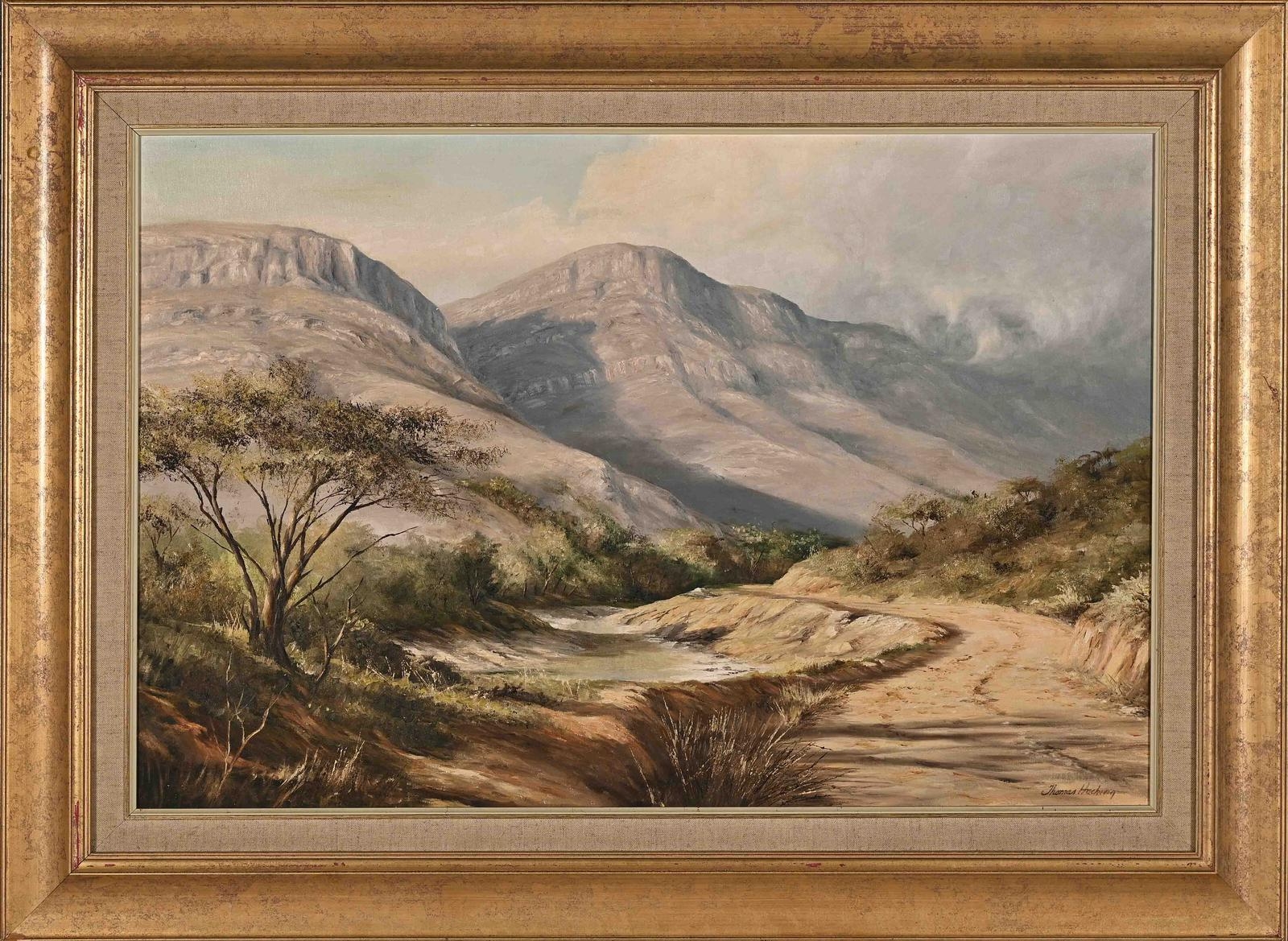 Thomas Hacking | Bushveld Road Leading to Mountains | MutualArt