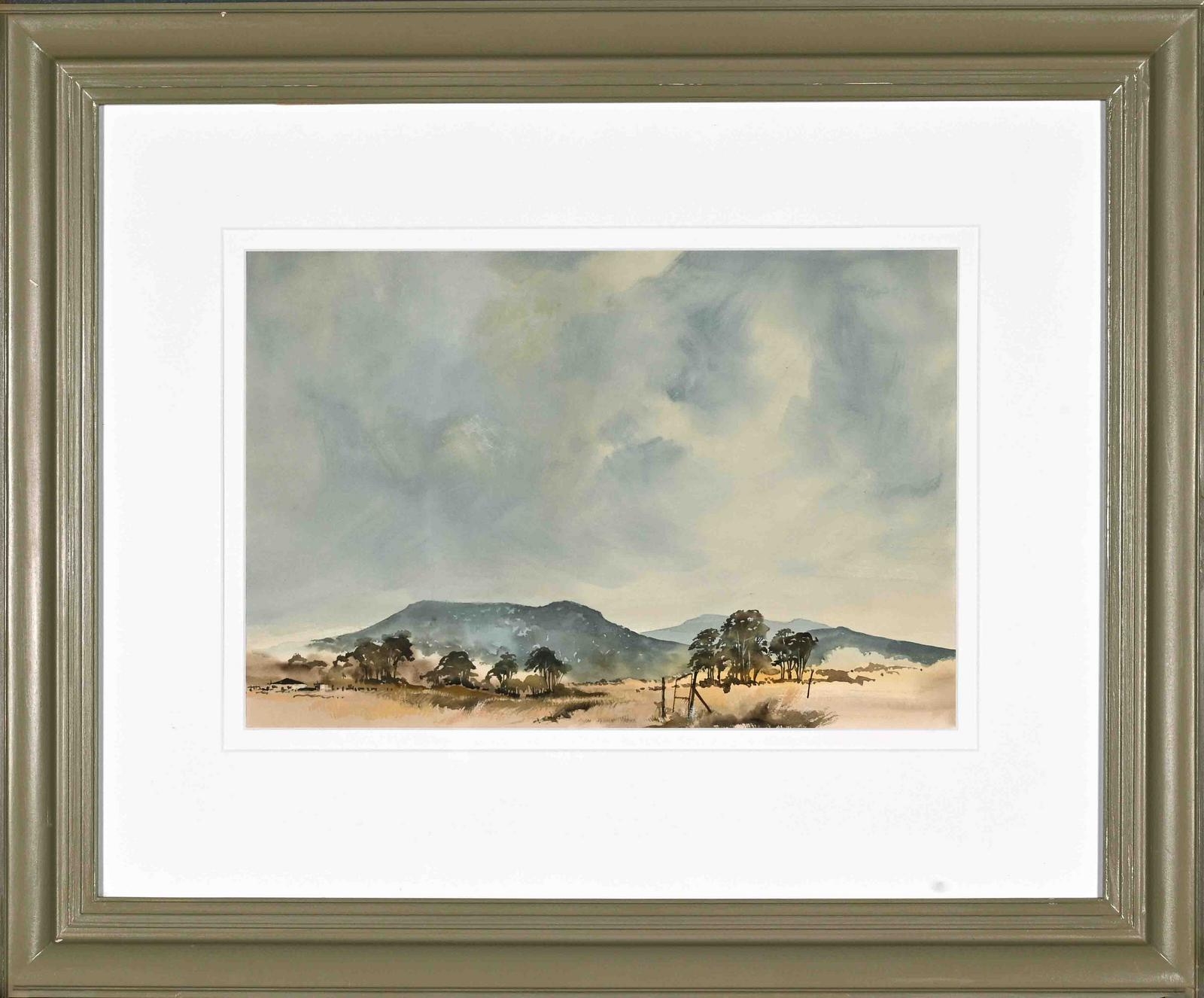 Tim Morris | Landscape with Expansive Sky (1986) | MutualArt