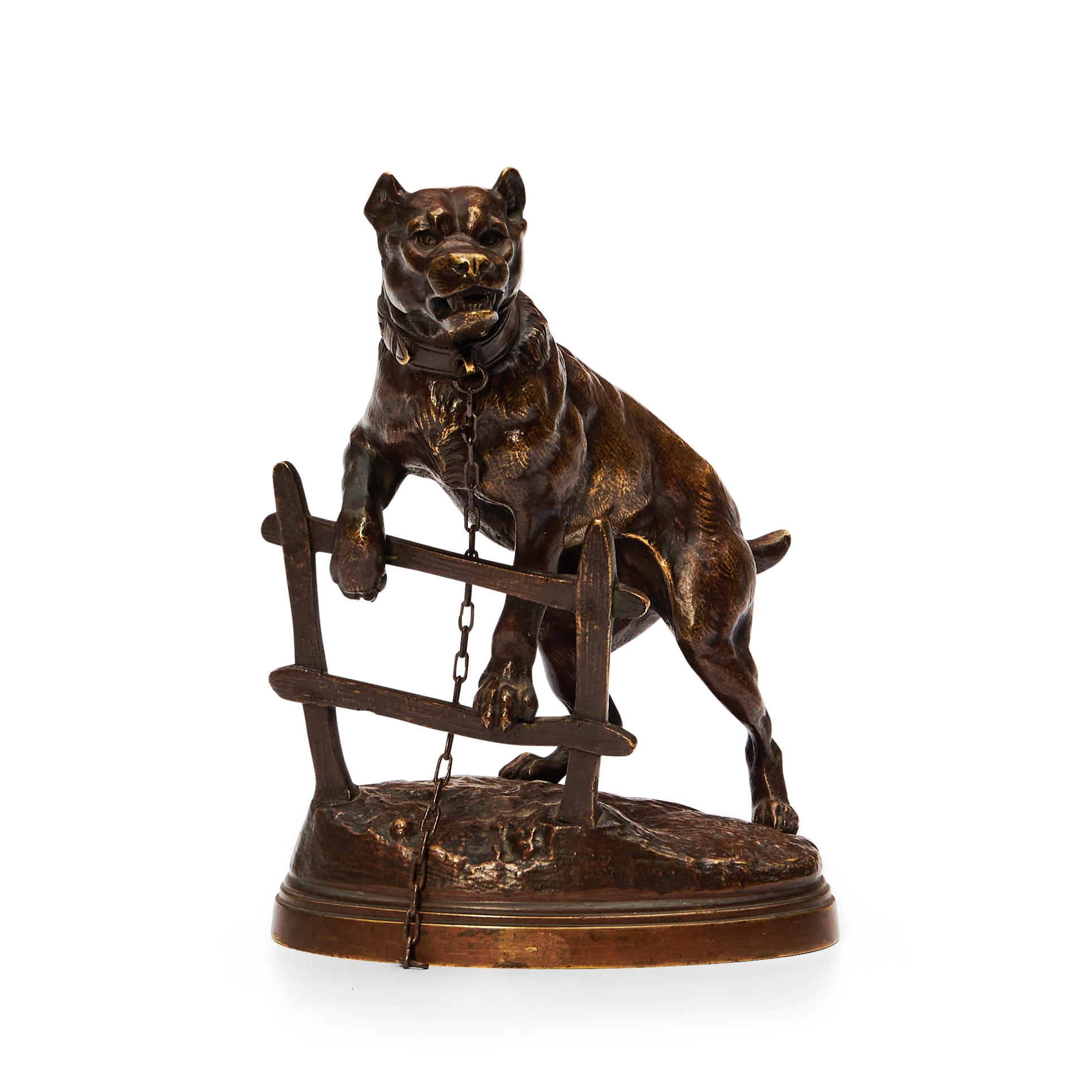 Charles Valton | Bronze Model of a Mastiff | MutualArt