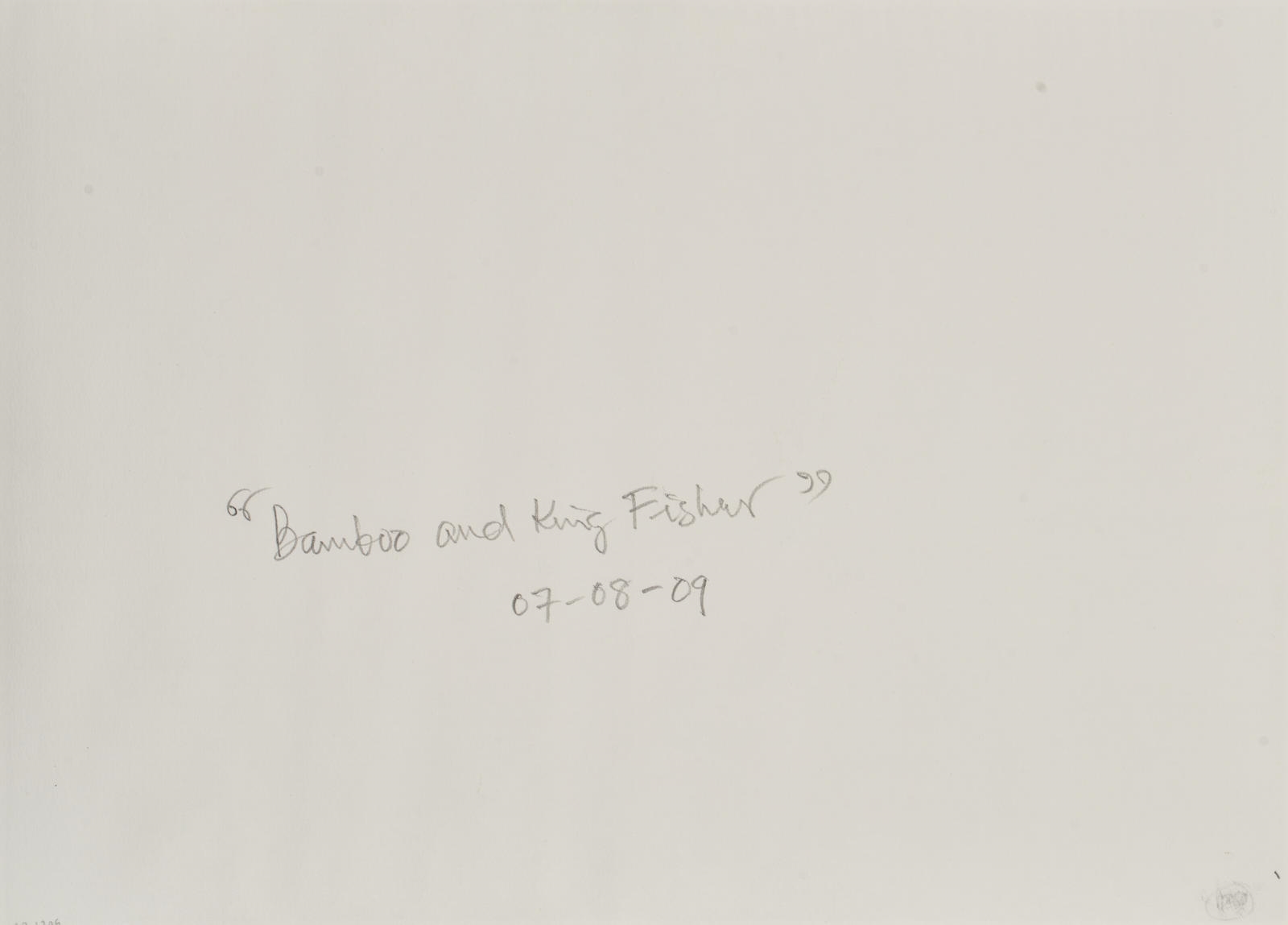 Win Pe | Bamboo and Kingfisher (2008 - 2009) | MutualArt