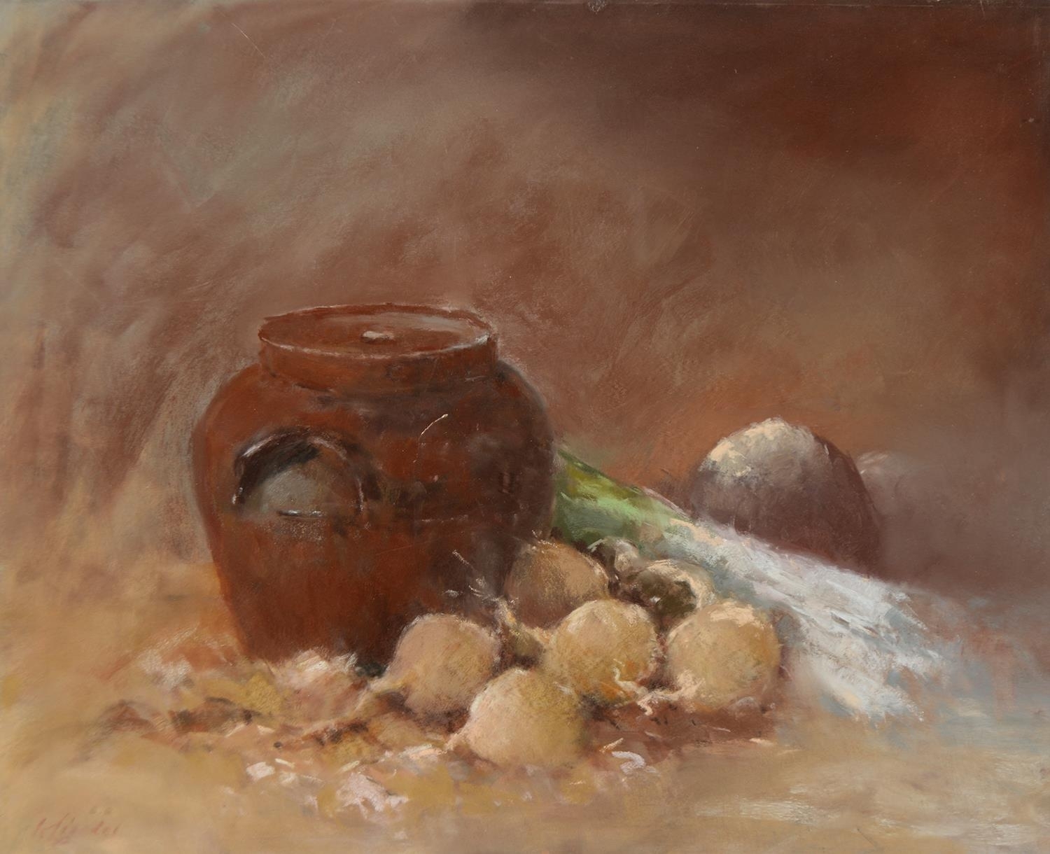 Ken Littler | KEN LITTLER (1925-) - STILL LIFE WITH VEGETABLES, SIGNED ...